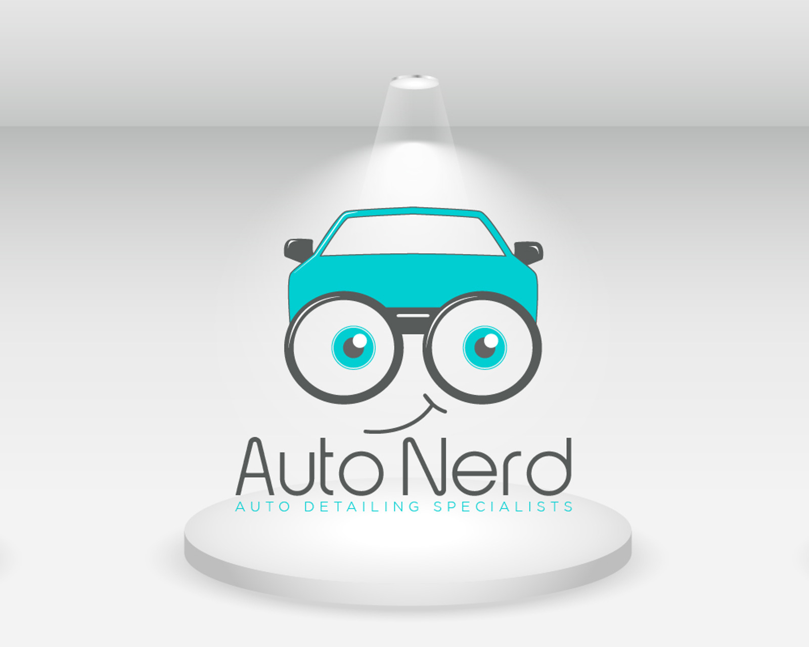 Auto Nerd Logo Template #106909 - TemplateMonster